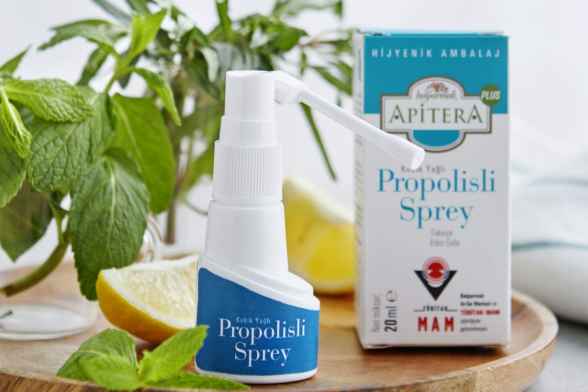 Apitera Plus Propolisli Sprey ile beklenmedik koşulları püskürtün ...