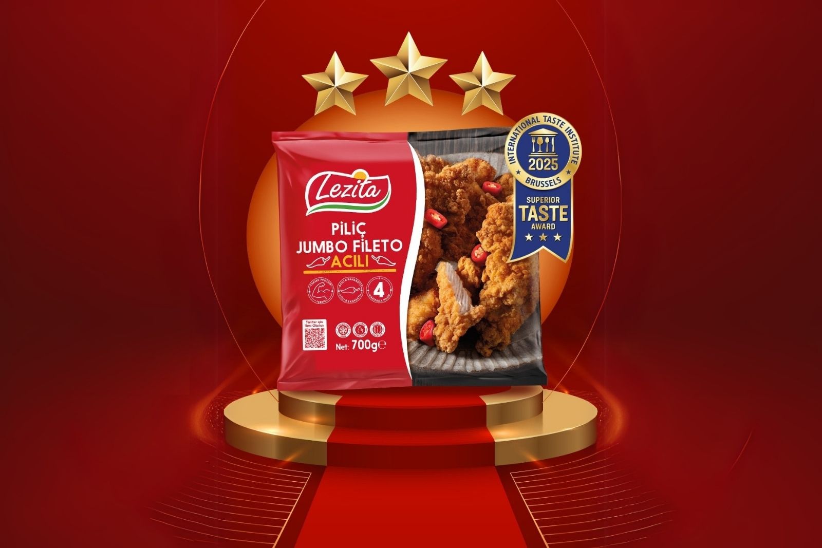 Lezita’nın Acılı Jumbo Fileto ürününe Superior Taste Award’dan 'Lezzet ...